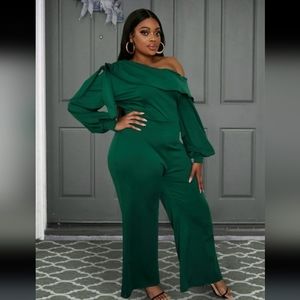 Pants & Jumpsuits | Plus Sized Super Sexy Yet Sophisticated Green ...